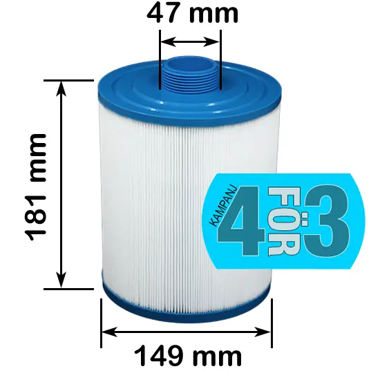 Spa filters for hot tubs from Camargue and Westerbergs and others.